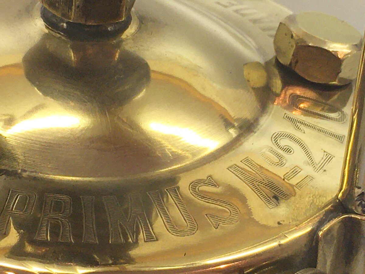 Primus 210, ‘J’ (1920) date | Classic Camp Stoves