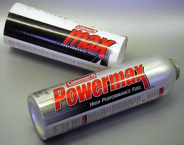 Coleman Xpert and sectioned Powermax cartridge | Classic Camp Stoves