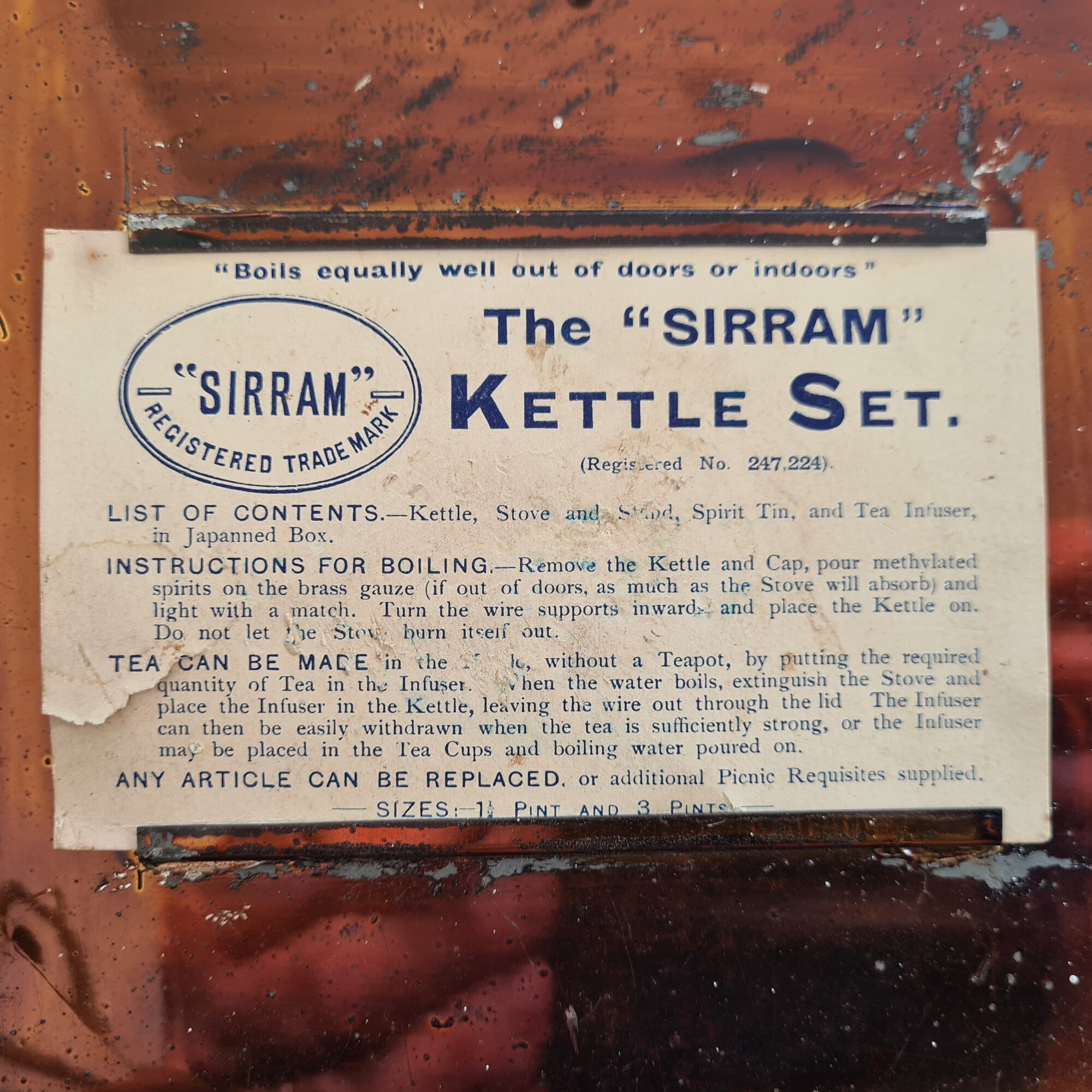 Copper Sirram kettle set. | Classic Camp Stoves