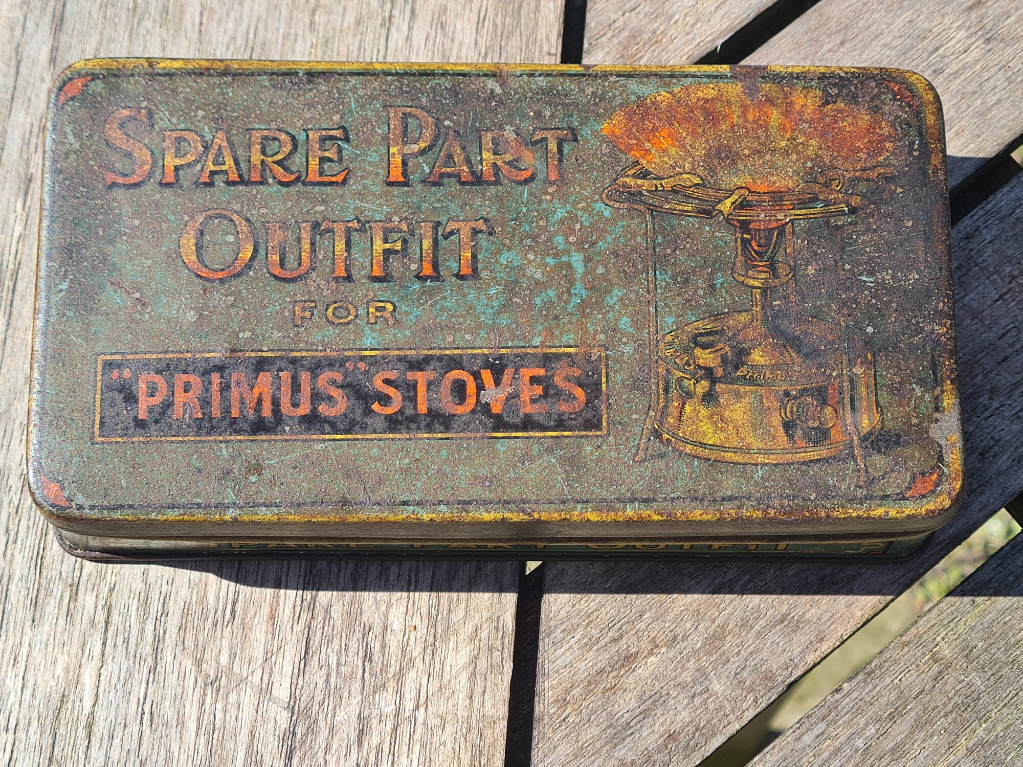 Primus spare parts tin. | Classic Camp Stoves