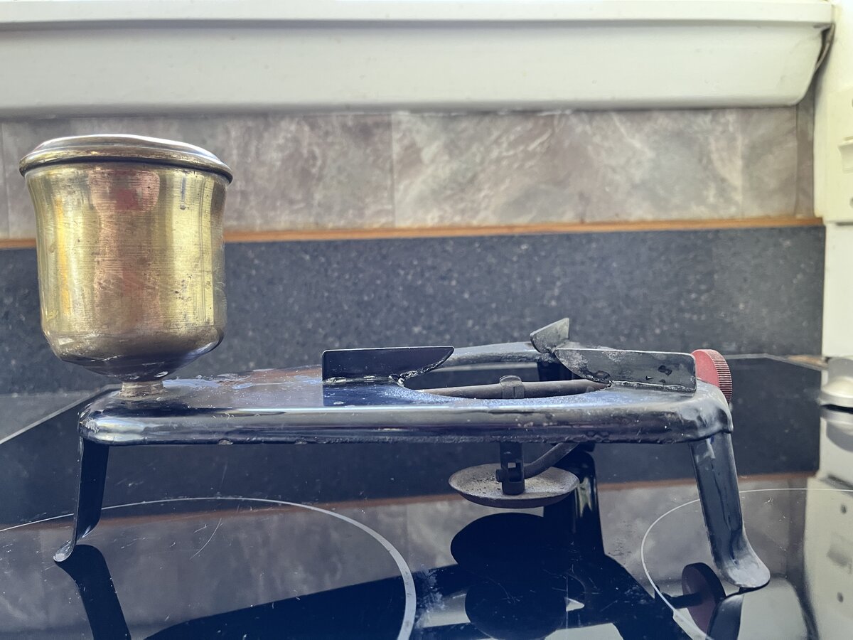 Unknown gravity fed alcohol stove. | Classic Camp Stoves