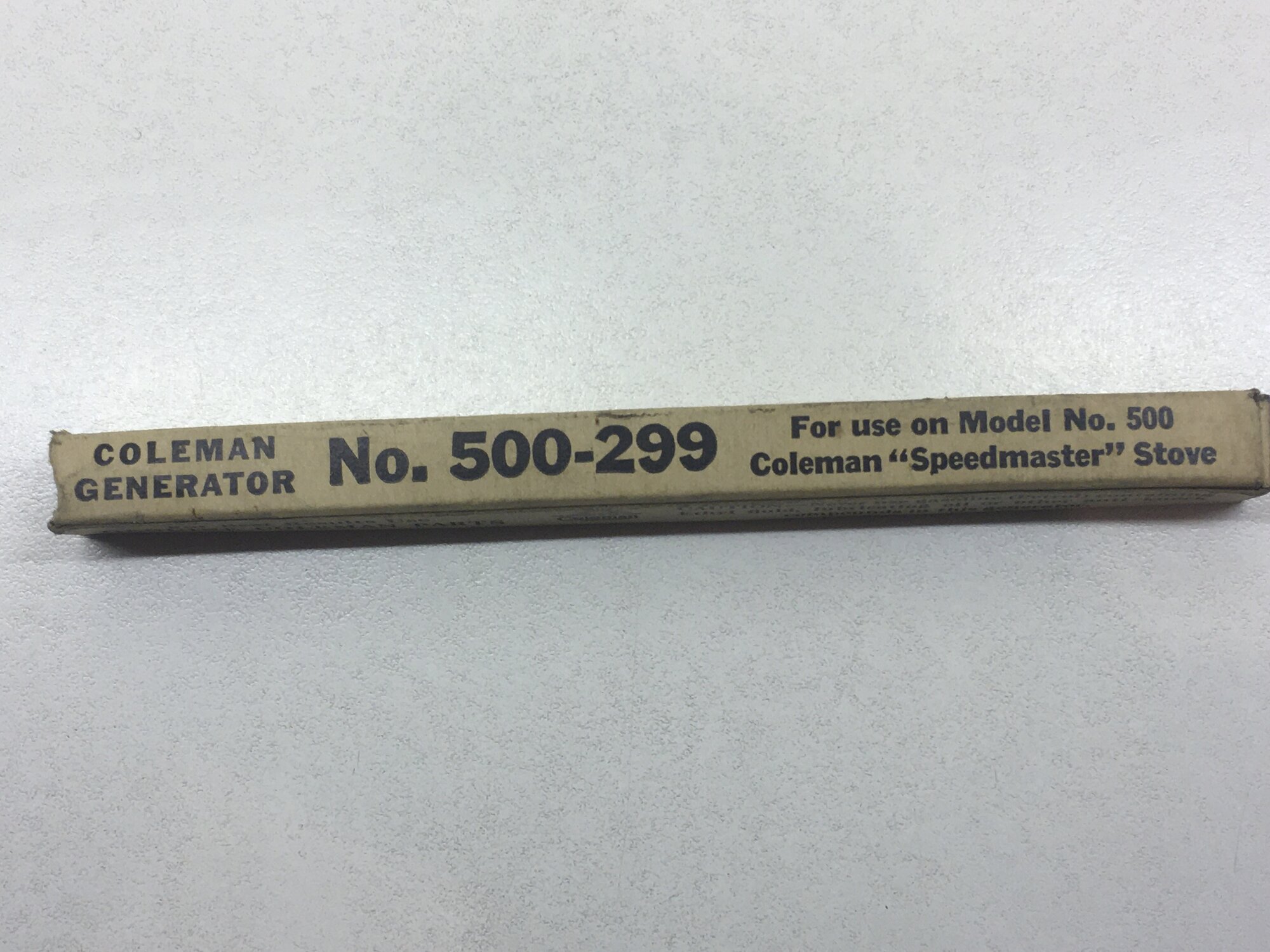 Coleman 500 (Speedmaster) generator | Classic Camp Stoves