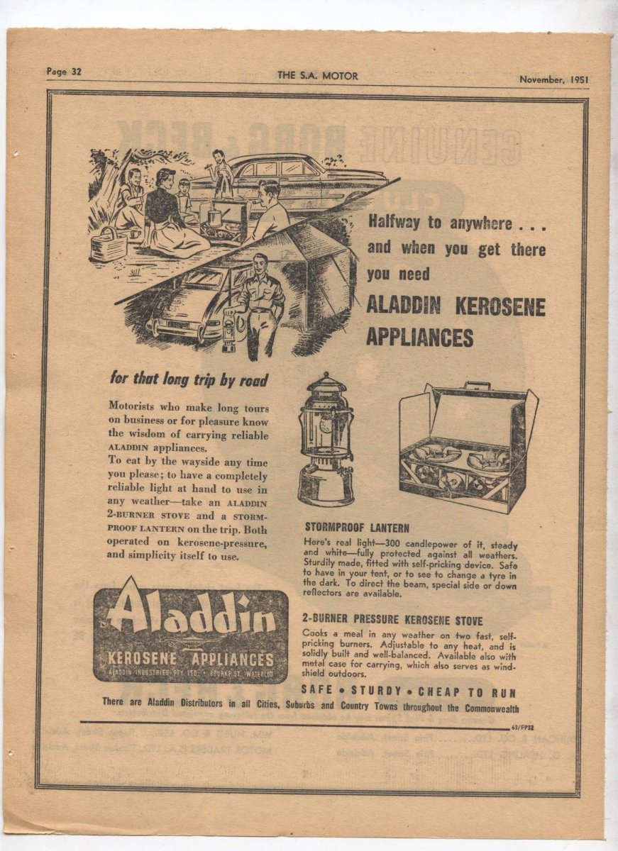 Aladdin suitcase stove | Classic Camp Stoves