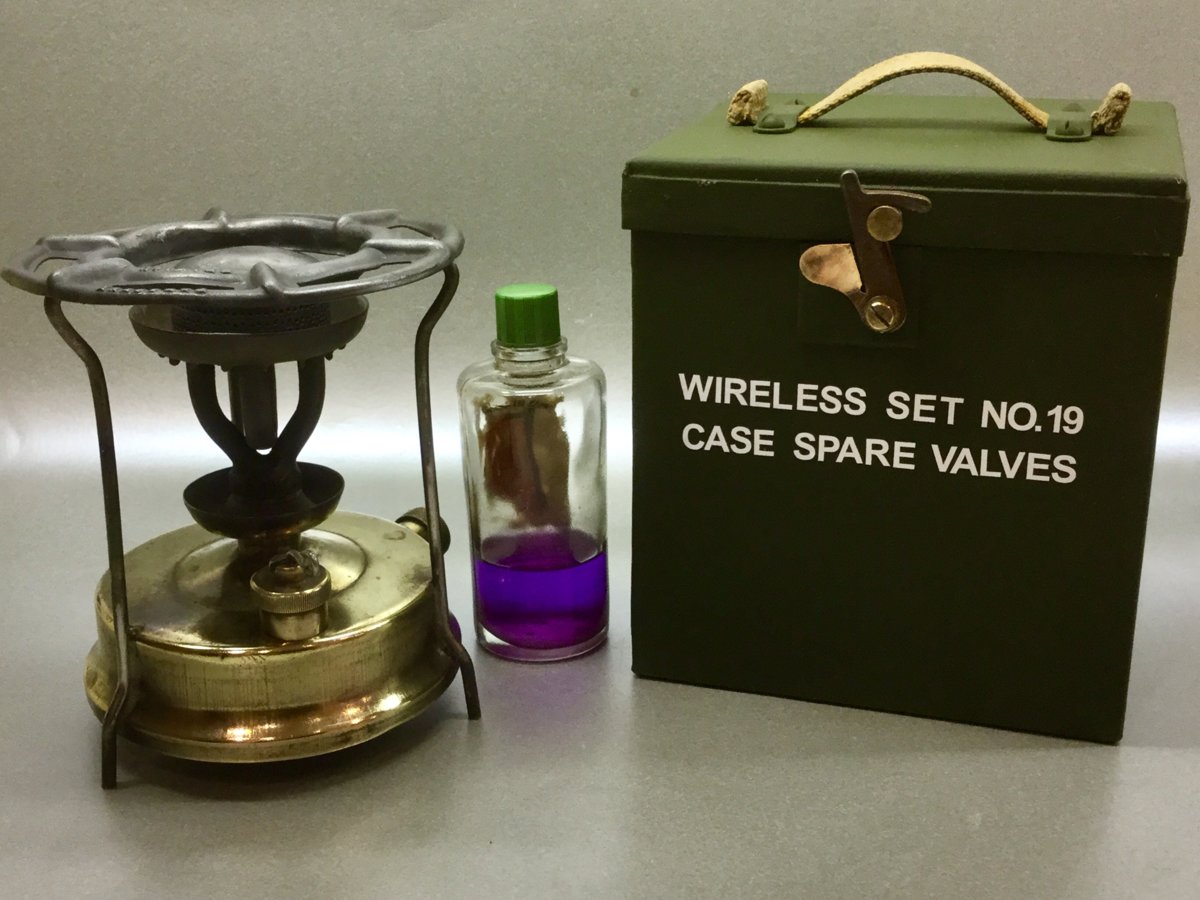Parasene half-pint stove in army wireless valve spares box | Classic ...