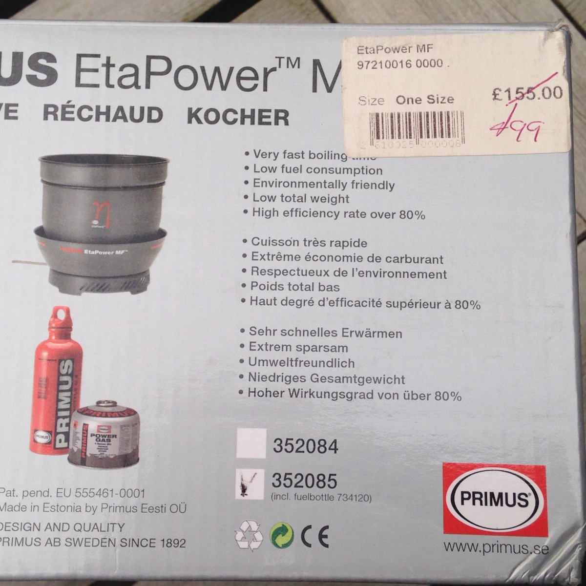 3520 EtaPower MultiFuel 3520 | Classic Camp Stoves