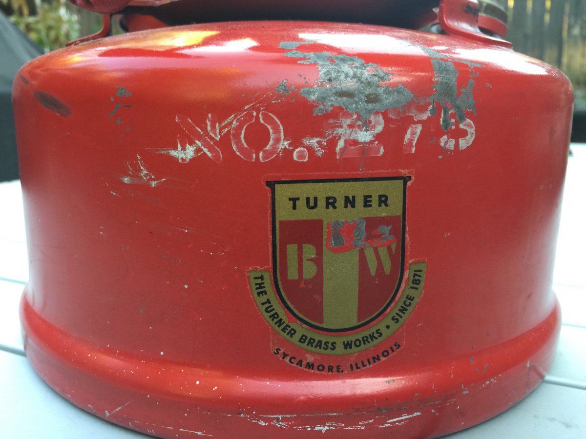 TURNER BRASS WORKS NO 275 | Classic Camp Stoves