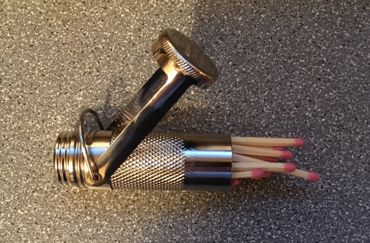 Waterproof match holder | Classic Camp Stoves