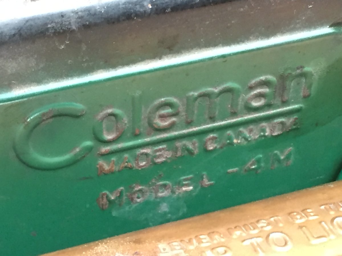 Canadian Coleman 4M dated February 1960 | Classic Camp Stoves