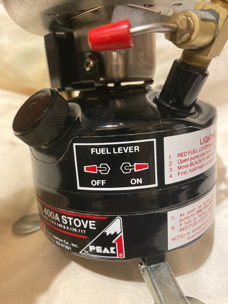 Coleman 400A Dated 1/87 | Classic Camp Stoves
