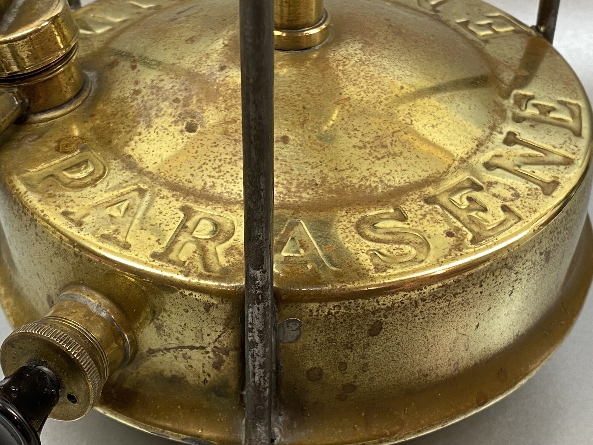 Parasene 2-pinters with raised and indented lettering | Classic Camp Stoves