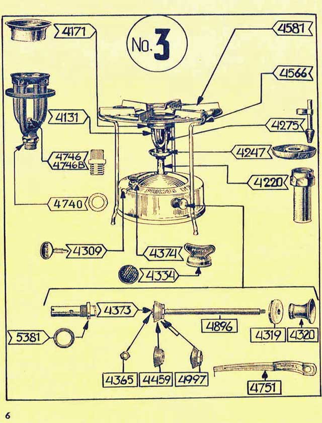 Pieces of 8 - incomplete Primus No.8 (1952) | Classic Camp Stoves
