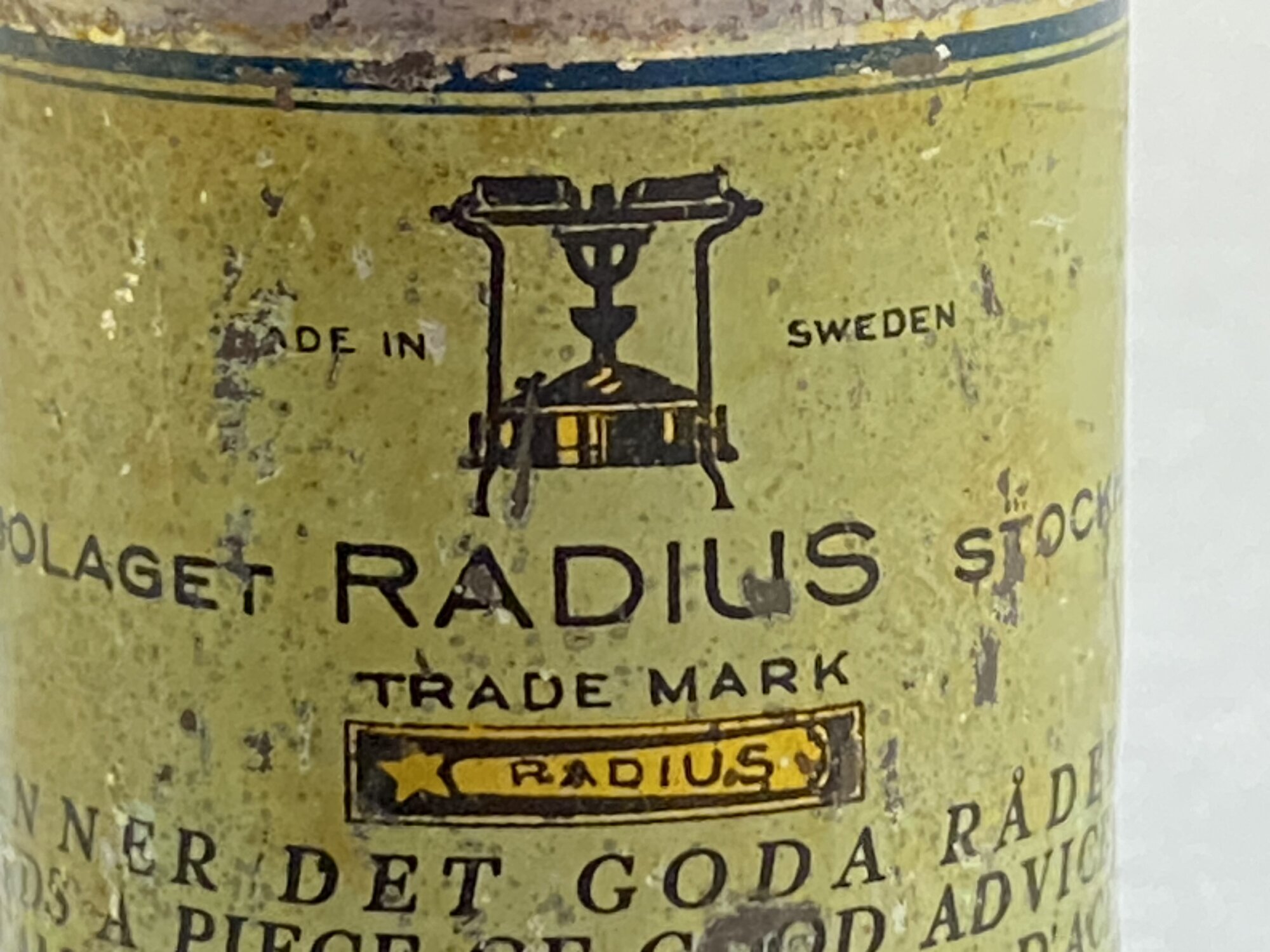 1930’s Radius spirit can … “GIVE YOUR FRIENDS …” | Classic Camp Stoves