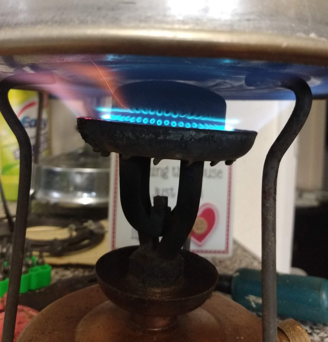 Parasene half-pint stove with full size silent burner. | Classic Camp ...