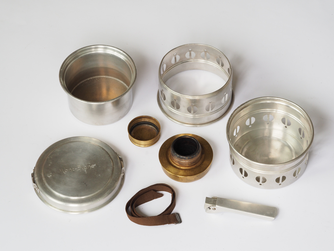 Mont-Blanc alcohol cook kit, small, by Gröninger, Switzerland | Classic ...