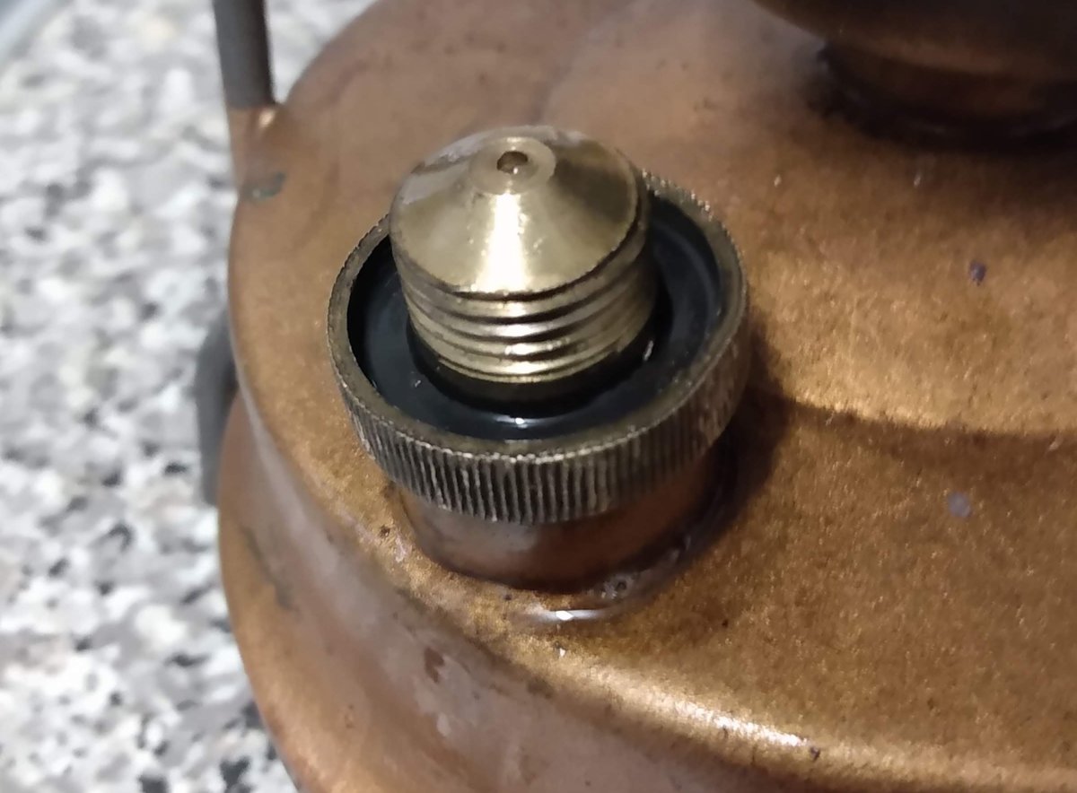 Parasene half-pint stove with full size silent burner. | Classic Camp ...