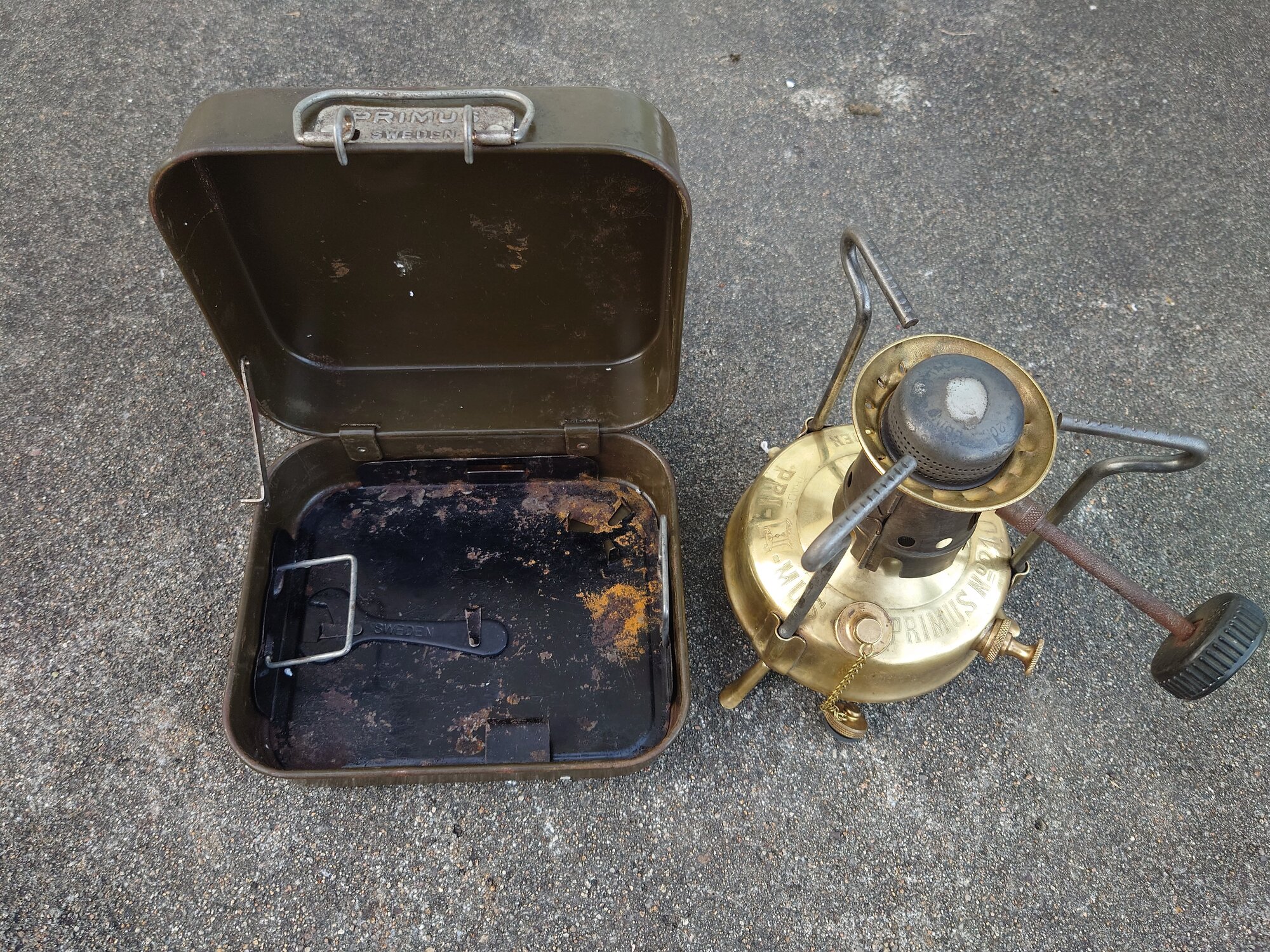 Primus 340 Sp AD (1939) Brass | Classic Camp Stoves