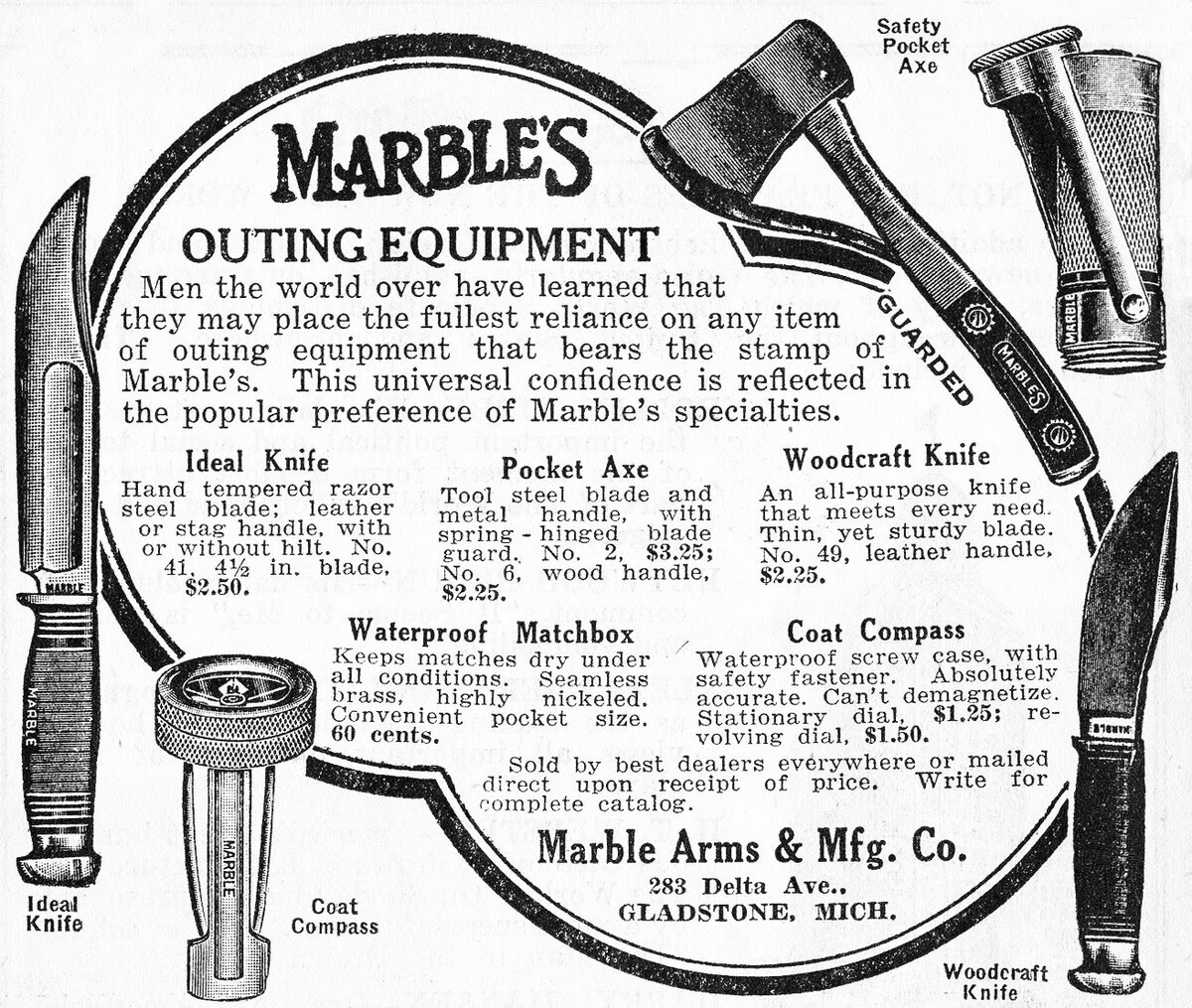 Marbles Match Safes History | Classic Camp Stoves